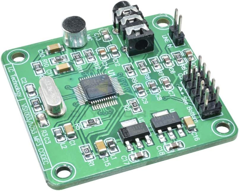HiLetgo VS1053 MP3 Audio Player Modul Audio Decoder Board Onboard ...