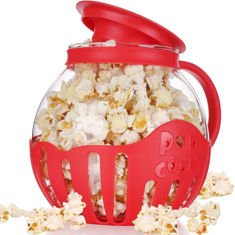 Amazon.com: loweo Popcorn Maker, Microwave Snacks, Popcorn, Air Poppers ...