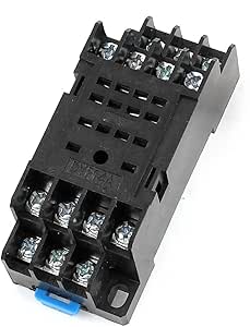 Amazon.com: OLDHZTPGQX DYF14A 14 Control Electrical Pins 14P 14 Screw Terminal 35mm DIN Rail ...