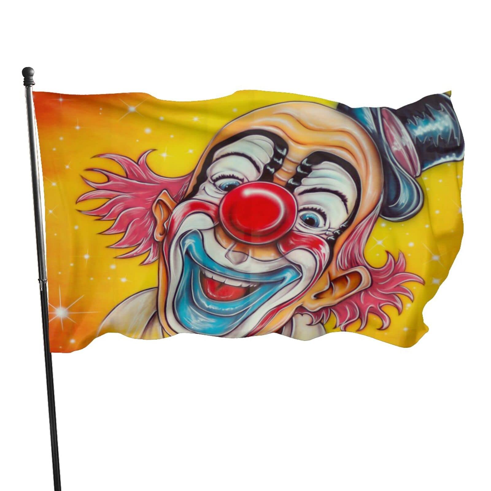 Amazon.com : Circus Clown Flag 3x5 Ft Indoor/Outdoor Yard Garden Lawn ...
