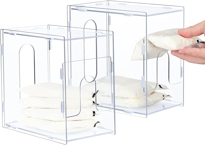 Amazon.com: Moorovgi Breast Milk Storage Tower, 2pcs Clear Acrylic ...