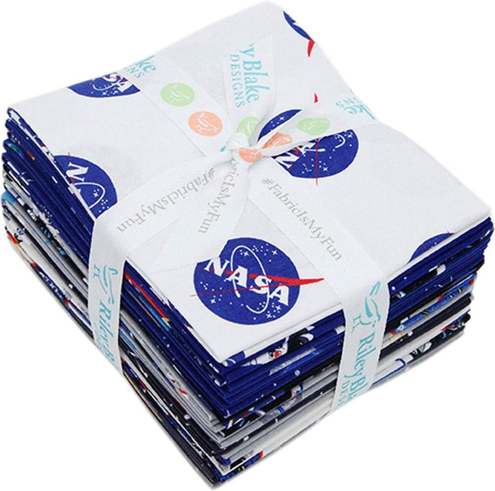 Amazon.com: Out of this World with NASA Fat Quarter Bundle by Riley ...