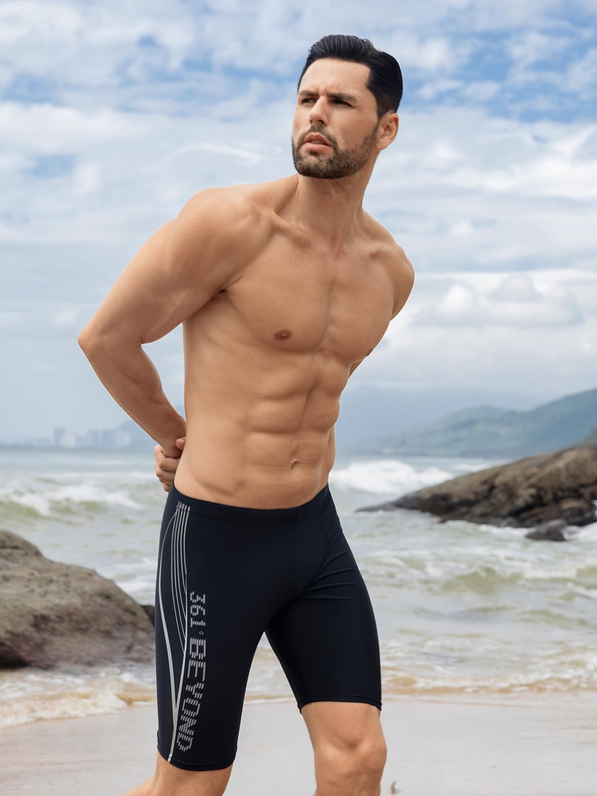 Snapklik.com : 361 Swim Jammers For Men, Pro Racing Training Swimsuit ...