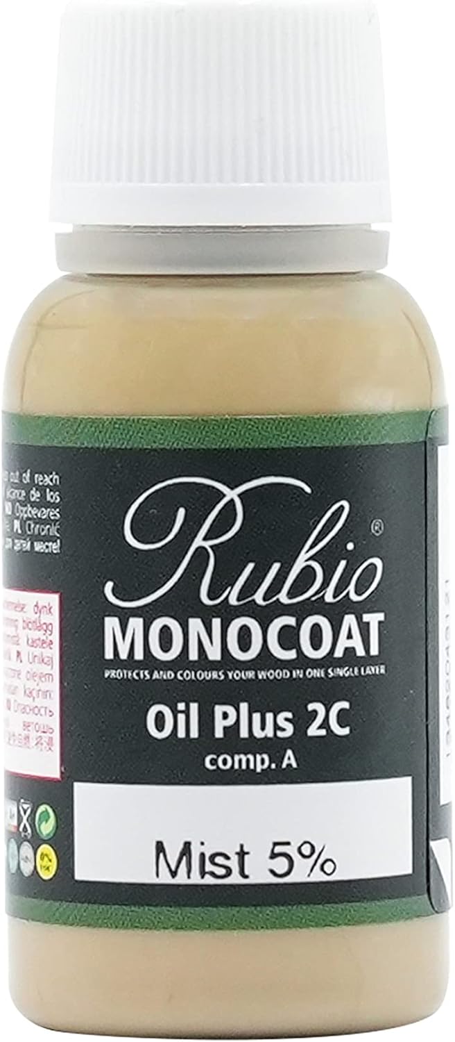 Rubio Monocoat Wood Stain & Finish Sample - Mist 5% | Oil Plus Part A ...