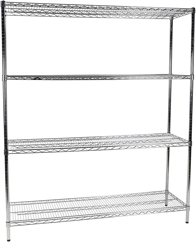 Amazon.com: Apollo Hardware Commercial Grade Chrome 4-Shelf NSF Wire ...