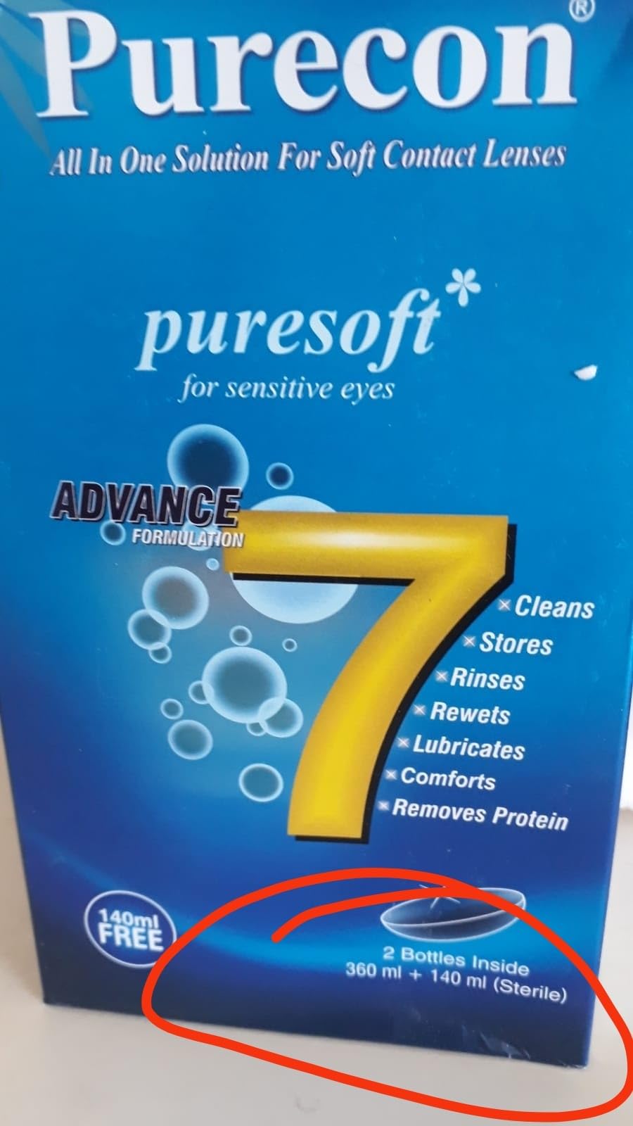 Buy Purecon Puresoft Contact Lens Solution – Multi-Purpose Disinfecting ...