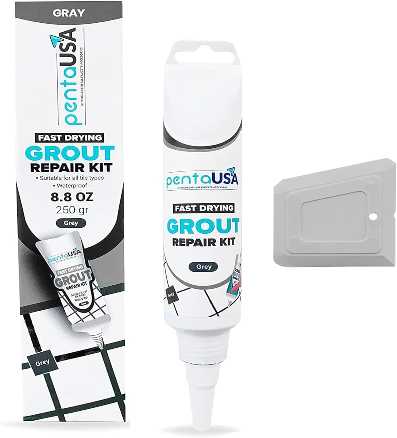 HG Wall & Floor Grout Protector, Kitchen & Bathroom Tile Grout Sealer ...