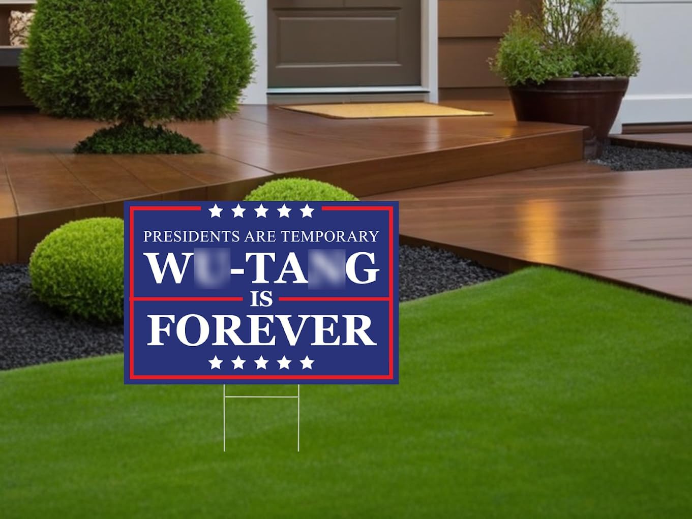 Amazon.com : 12x18 Inches Forever Presidents are Temporary Sign with ...