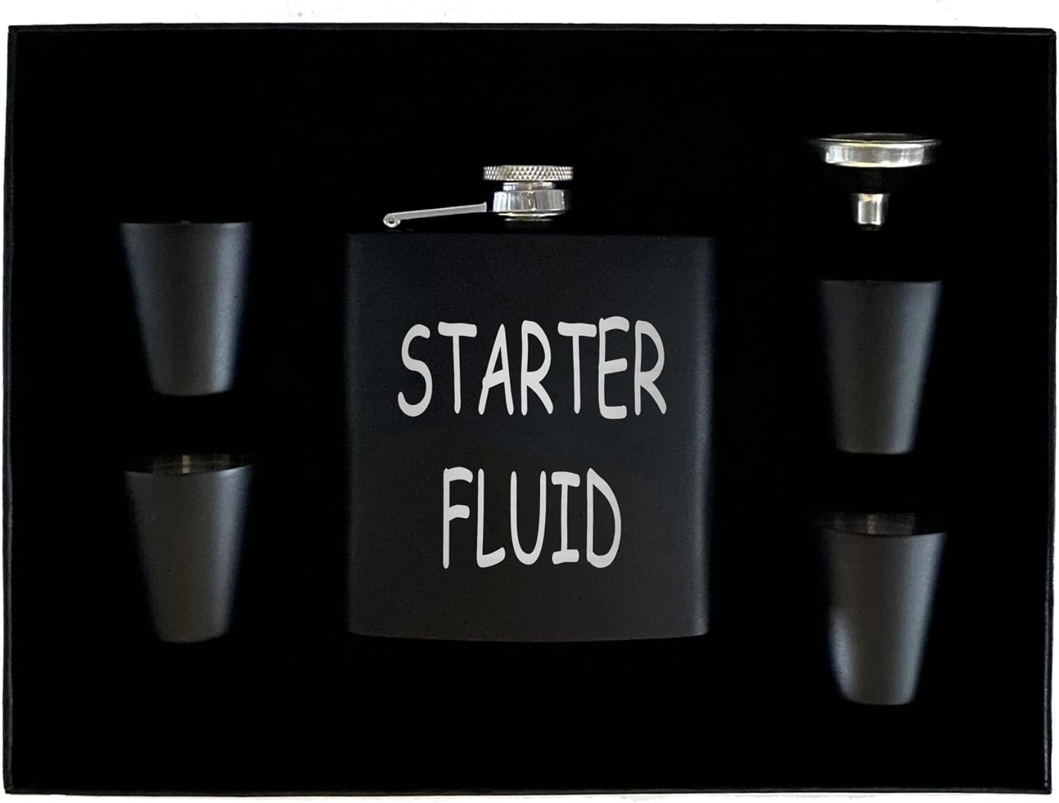 Amazon.com | Rogue River Tactical Funny Starter Fluid Stainless Steel Hip Flask Premium Boxed ...