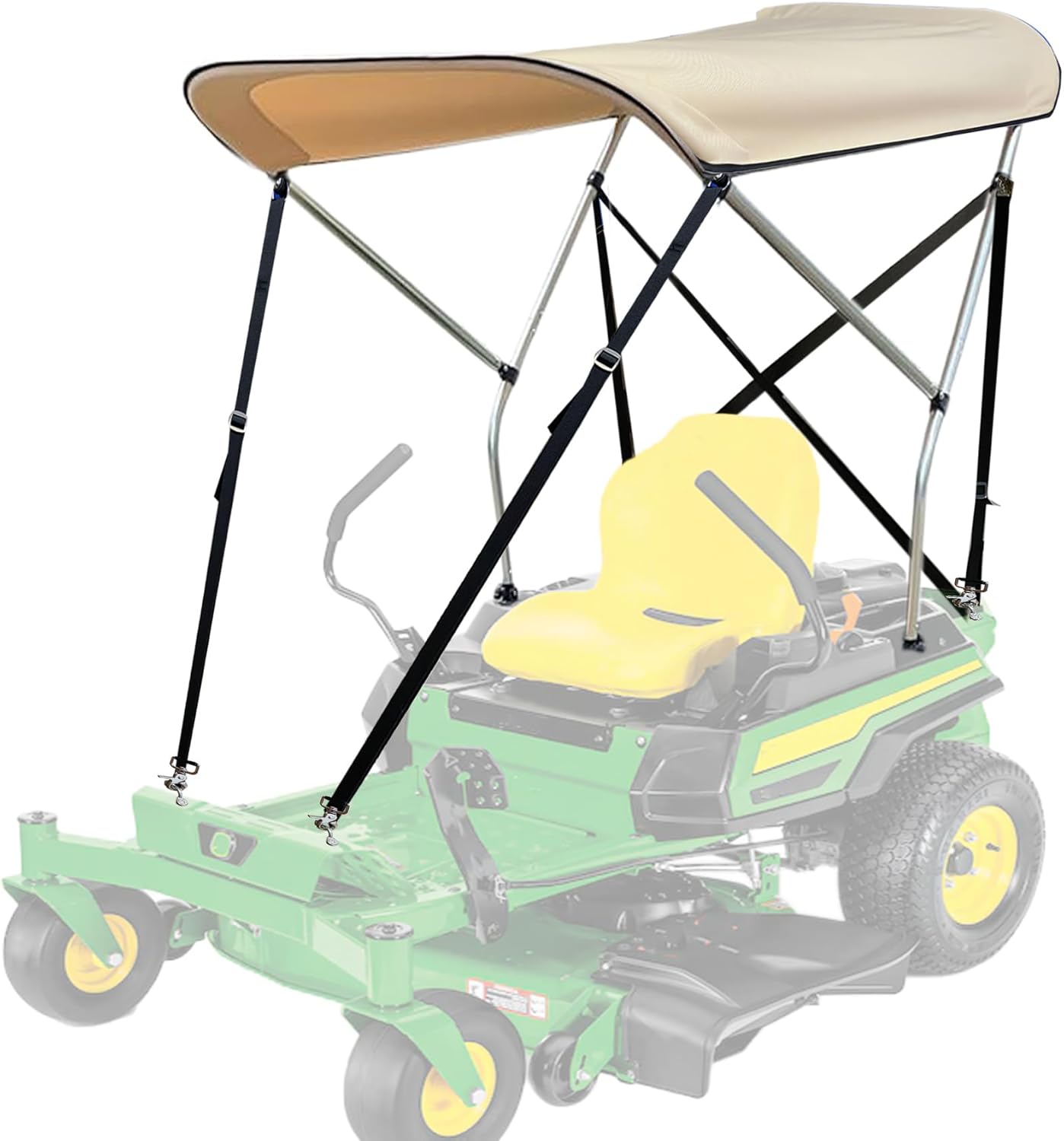 Amazon.com : CCLINK Sun Shade Canopy for Zero Turn Lawn Mower Foldable ...