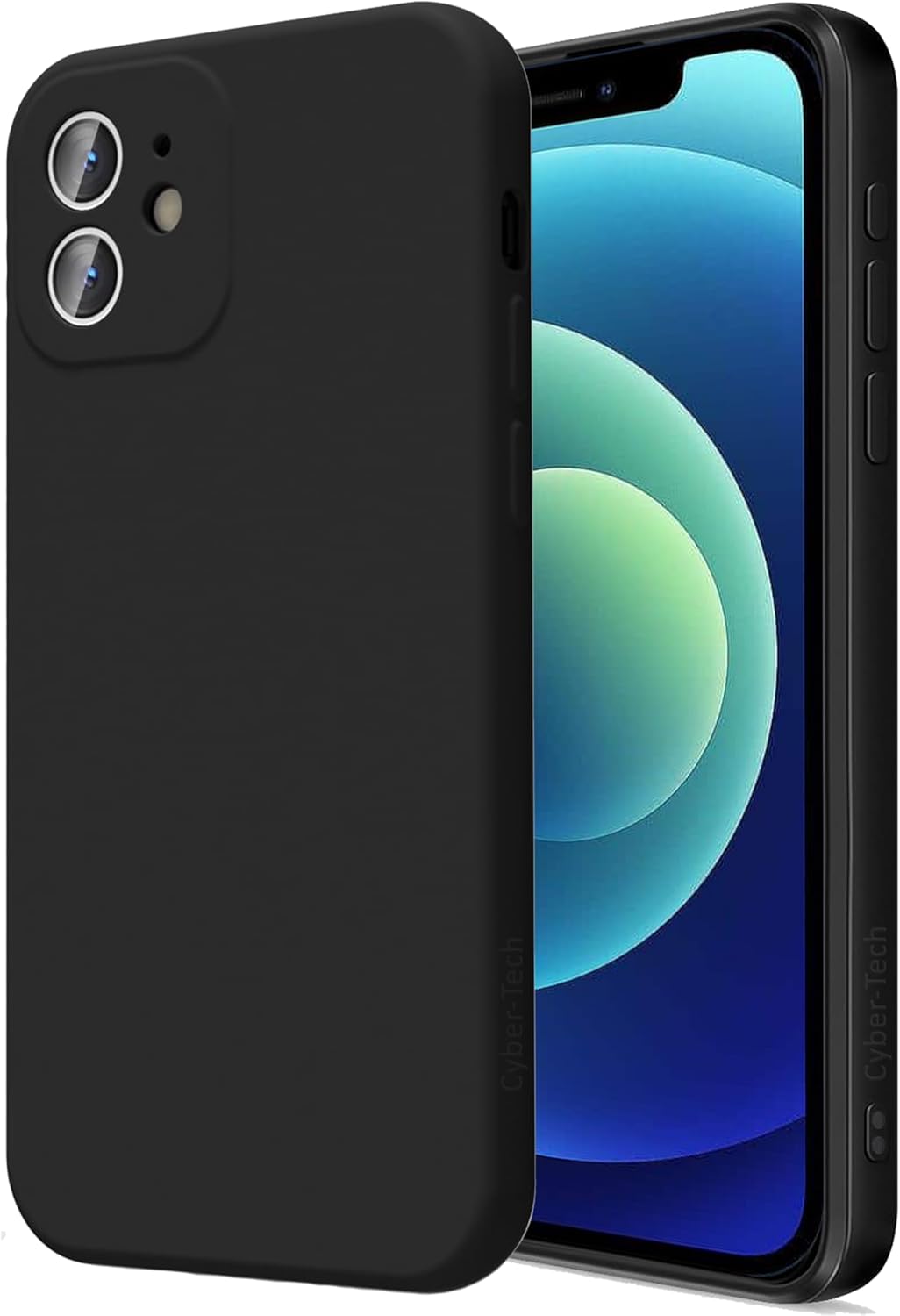 Cyber-Tech Compatible with iPhone 12 mini (2020) Case 5,4, Slim Liquid ...