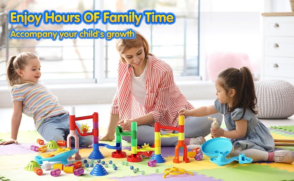 Marble Run, 110 piezas de juego de laberinto de mármol, juguetes de ...