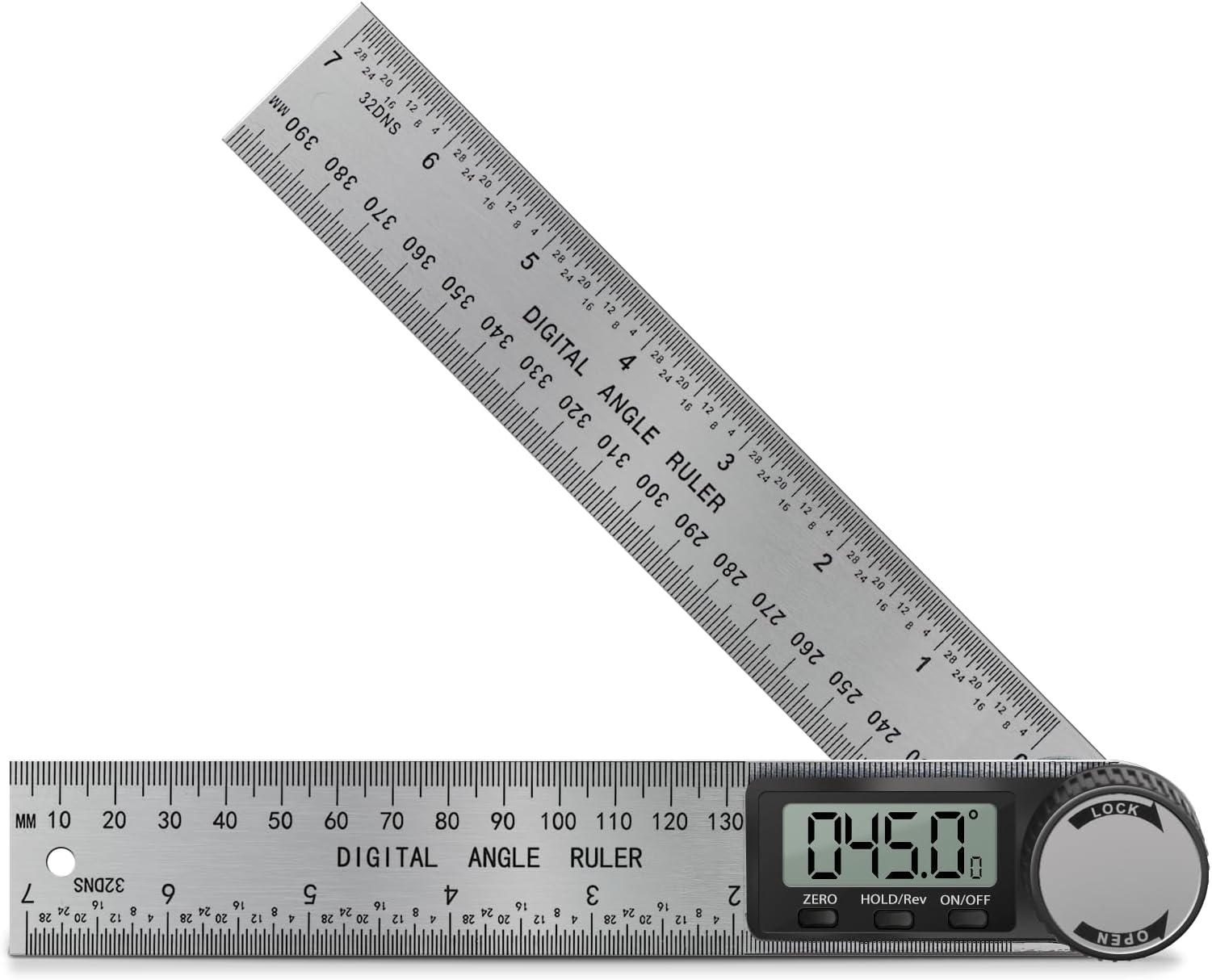 Amazon.com: Digital Angle Finder Protractor,LED Stainless steel 7inch ...
