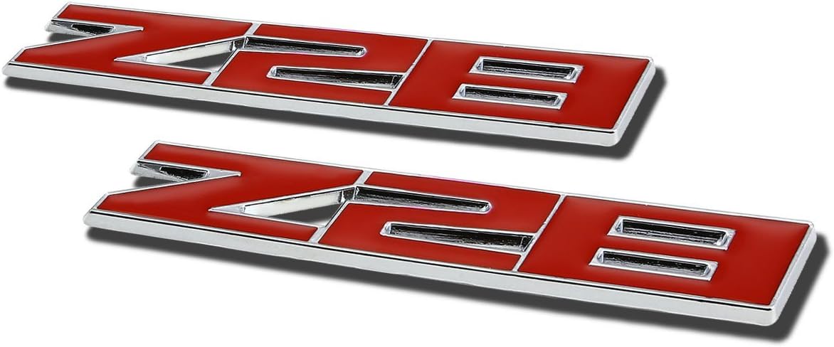 Amazon.com: Auto Dynasty 2 x Metal Emblem Decal Logo Trim Badge Z28 ...