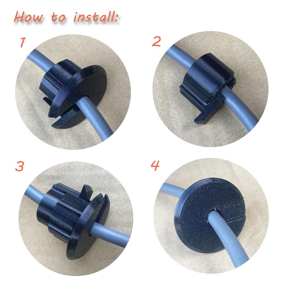 Snapklik.com : Sactulaz Wall Bushing Grommet For Starlink Dishy Router ...