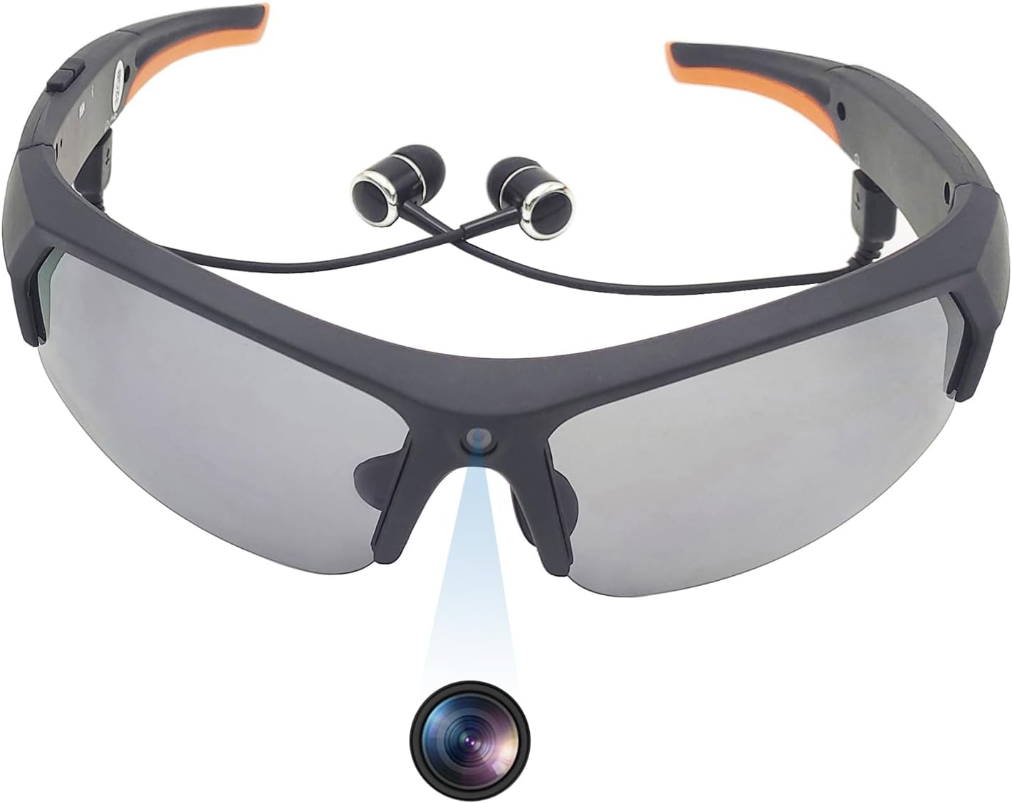 Amazon.com: KONLEYA Bluetooth Camera Sunglasses for Men HD 1080P Video ...