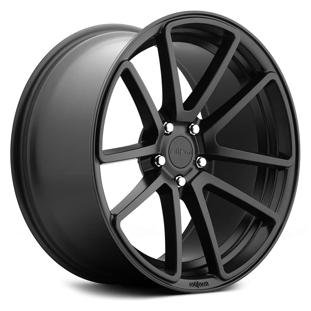 Satin Black Rims DAI Alloys Autobahn Wheel - 18x8 Inch Satin Black Rim ...