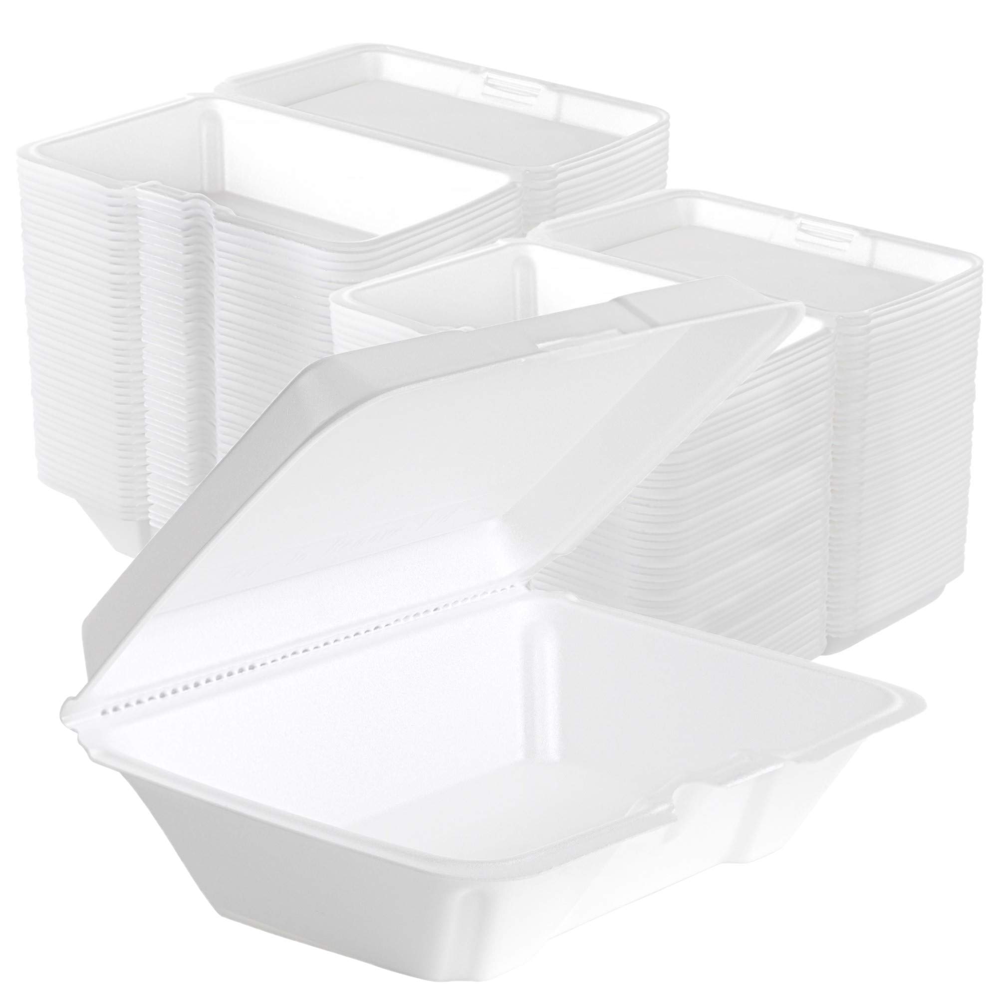 Stock Your Home 9 X 6 Clamshell Styrofoam Containers 25 | Desertcart ...