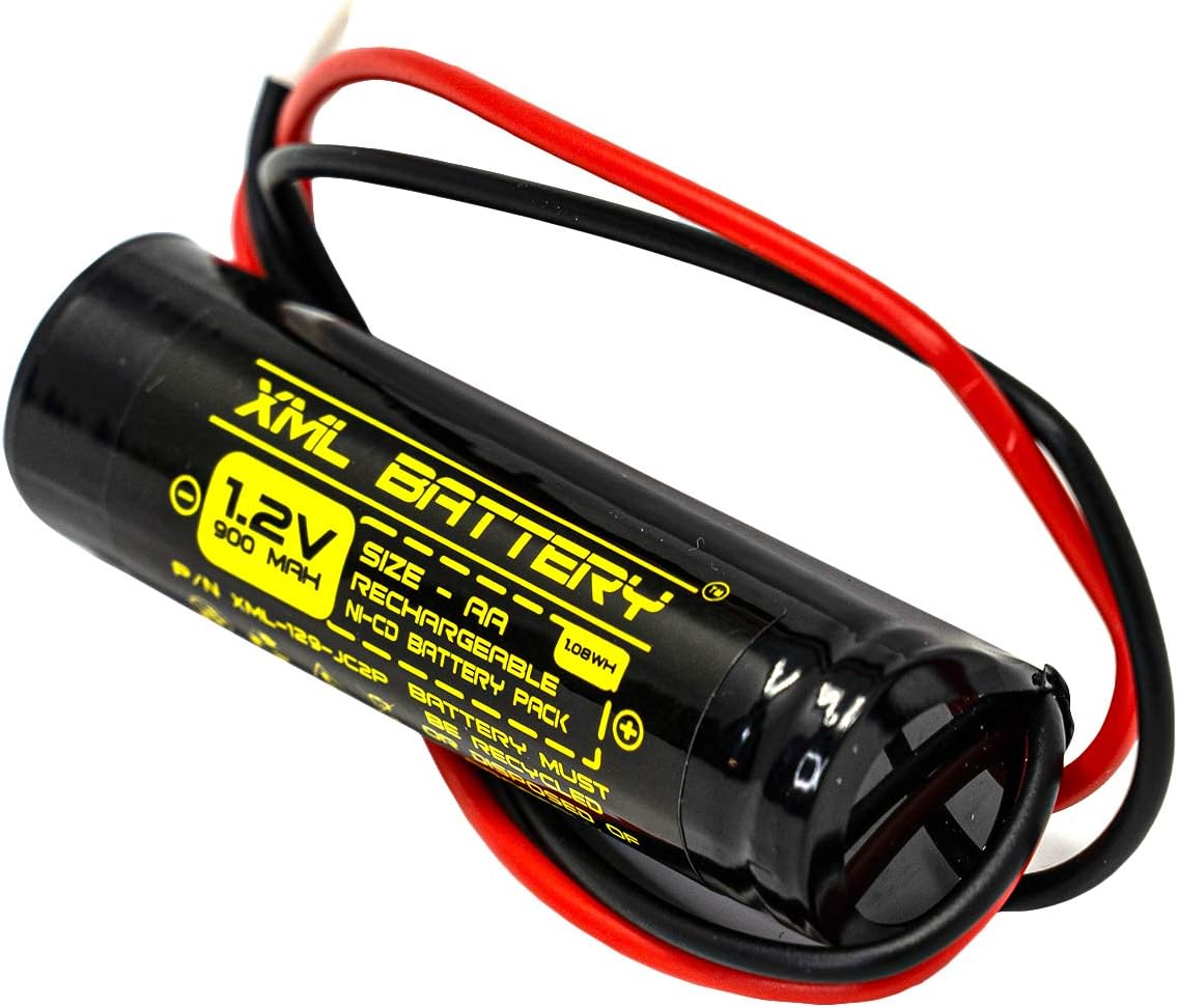 Amazon.com: XML Battery 3.6v 1800mAh AA1800 Ni-MH Rechargeable Battery ...