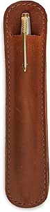 Amazon.com: CestAntiQ Handmade Genuine Leather Single Pen Case, Luxury ...