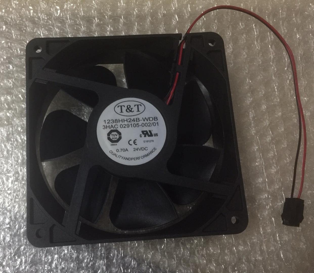 Amazon.com: 1238HH24B-WDB Fan for 24V 0.70A 120×120×38mm ABB Inverter ...