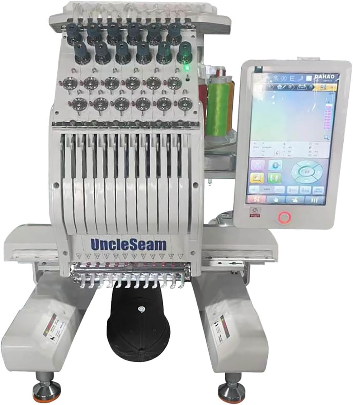 Amazon.com: Compact Embroidery Machine with 12 Needles, 1200SPM Max ...