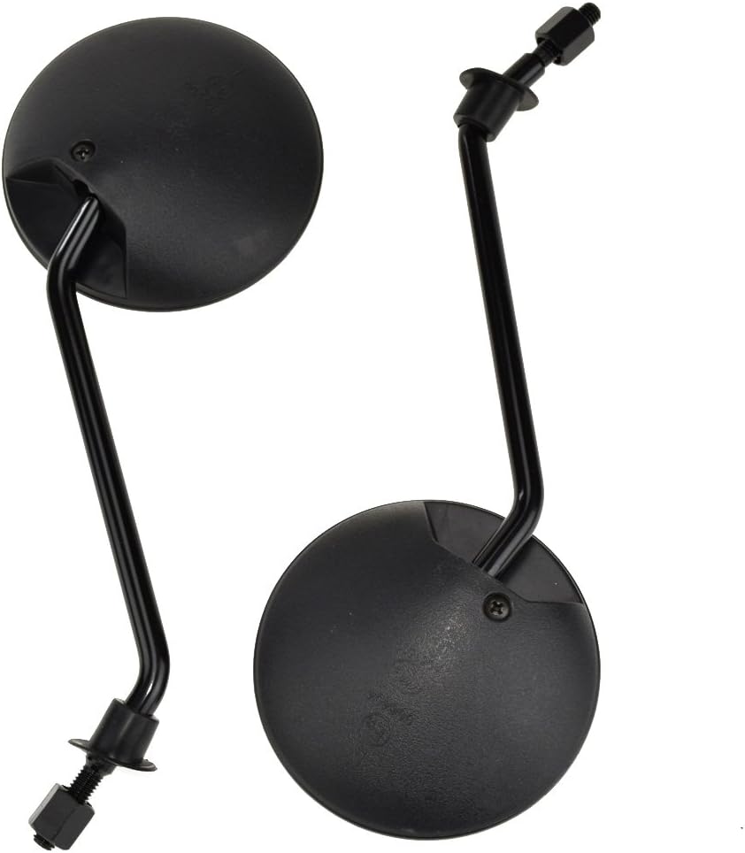 Amazon.com: HIAORS 8mm Motorcycle GY6 Scooter Rearview Mirrors for 50cc ...