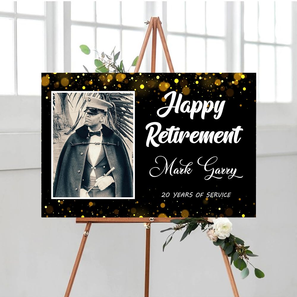 Amazon.com : Personalized Retirement Welcome Sign, Retirement ...