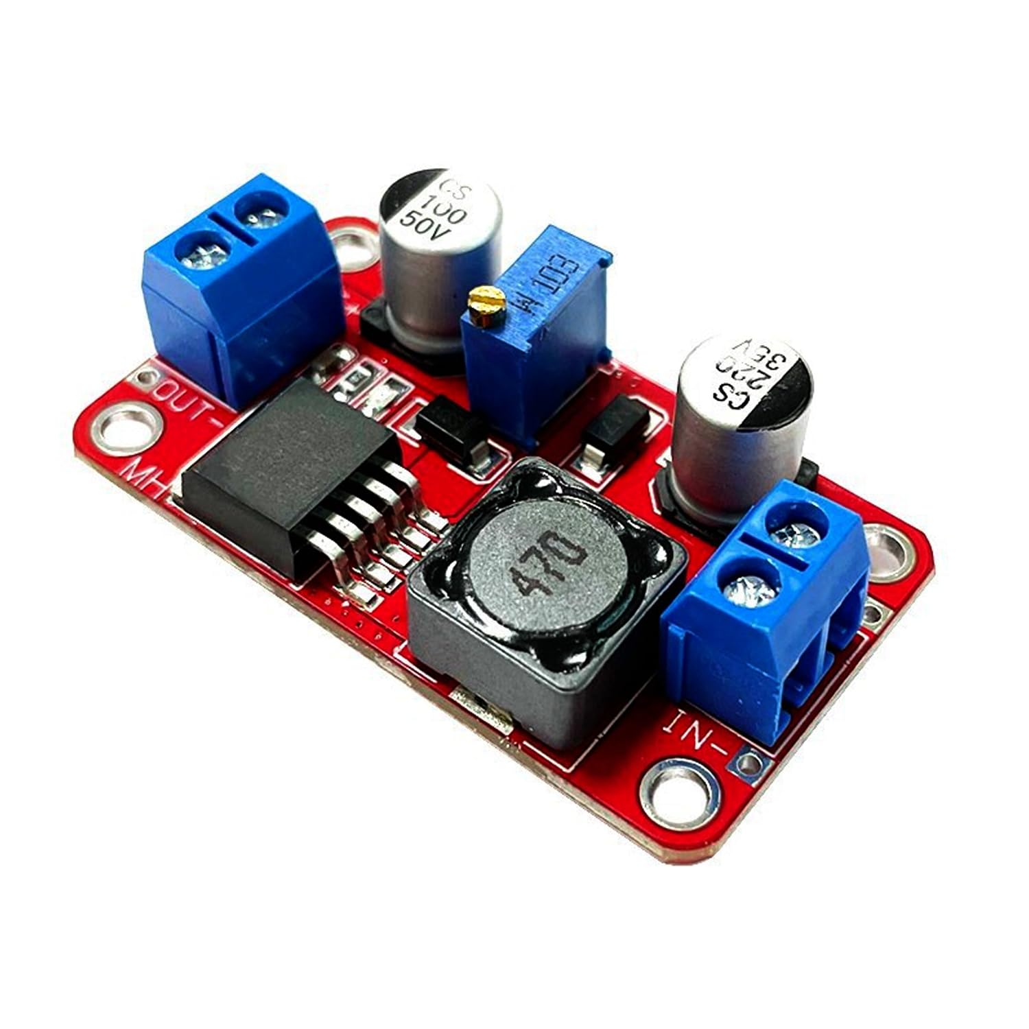 amiciSolar DC-DC Boost, XL6019 Adjustable Step-Up Power Supply Module ...