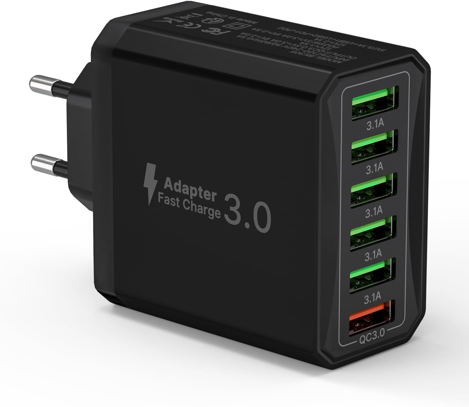 Aioneus USB C Ladegerät, 4 Ports Mehrfach Ladegerät mit USB-C und USB-A ...