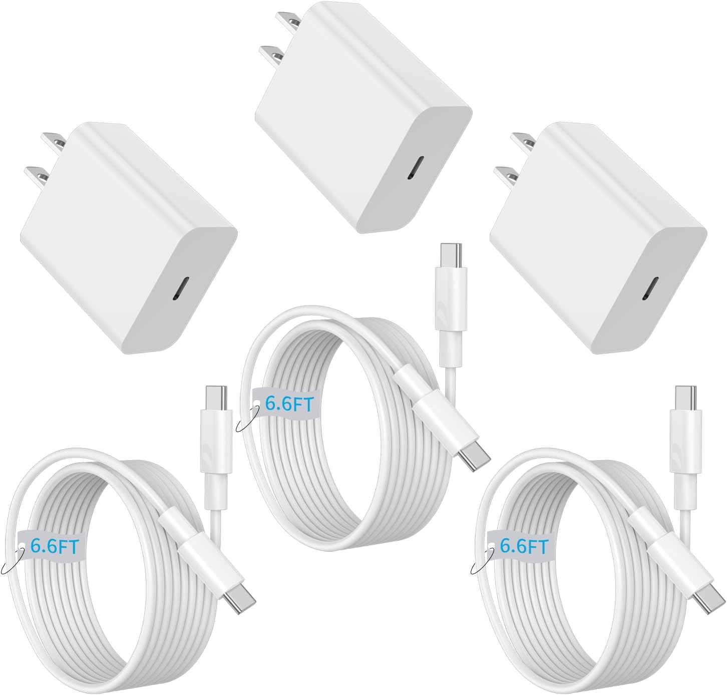 Amazon.com: iPhone 16 Pro Max Charger Fast Charging, 2 Pack 45W USB C ...