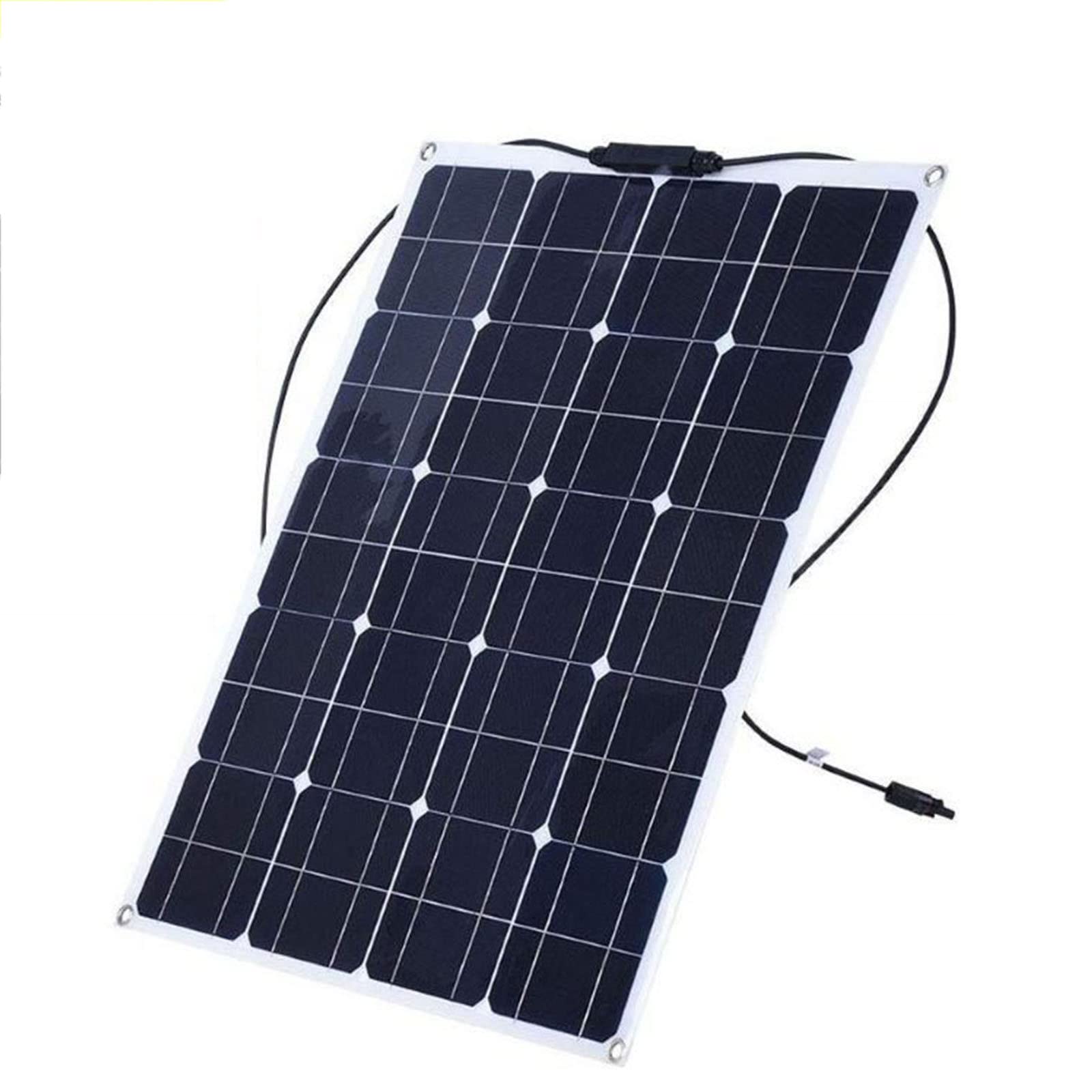 80 Watt Solar Panel 18 Volt High Efficiency Monocrystalline Module ...