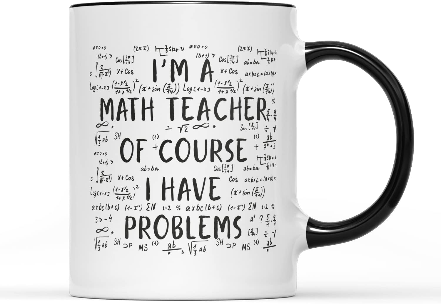 Personalised Teacher Gift Mug - World's Best Maths Teacher Gift - Funny ...