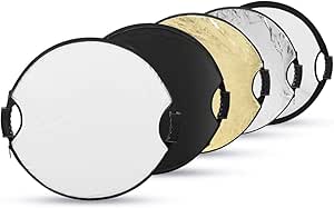 Amazon.com : Glow 5-in-1 Collapsible Circular Reflector with Handles ...