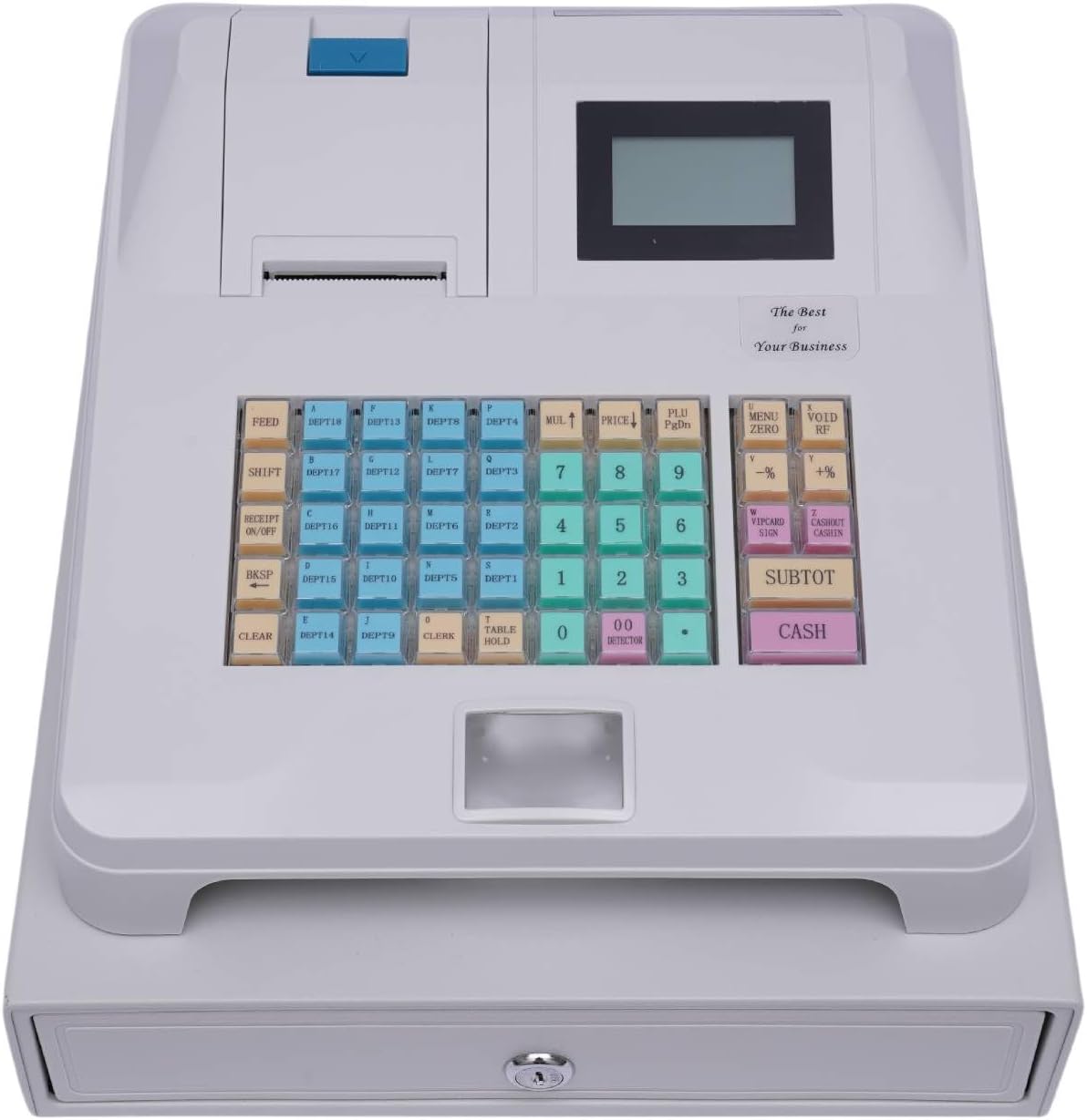 Amazon.com : 48 Keys Cashier Register, Small Business Electronic Cash ...