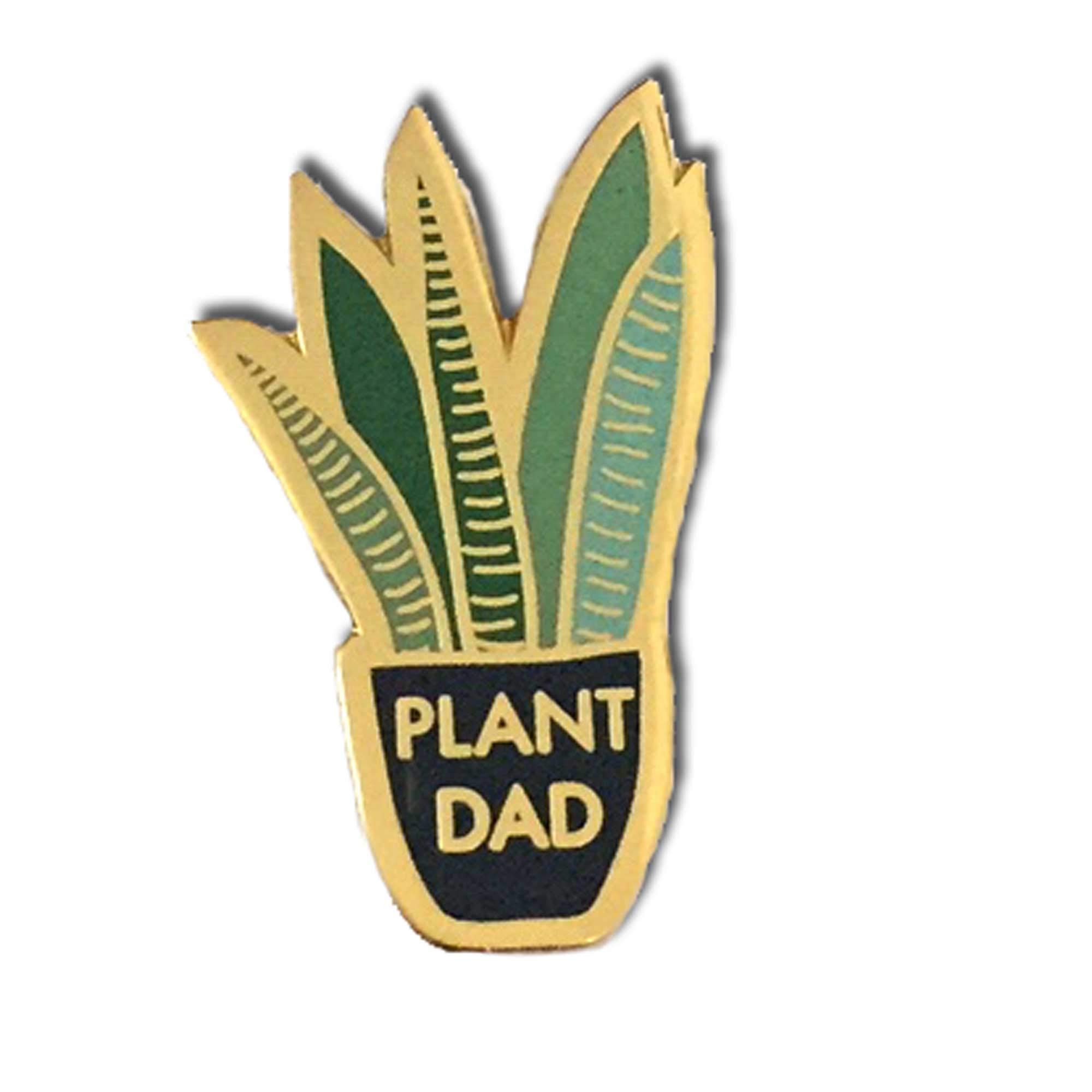 Amazon.com: Mikspress Plant Dad Enamel Pin, Cute Pin Gift for Him ...