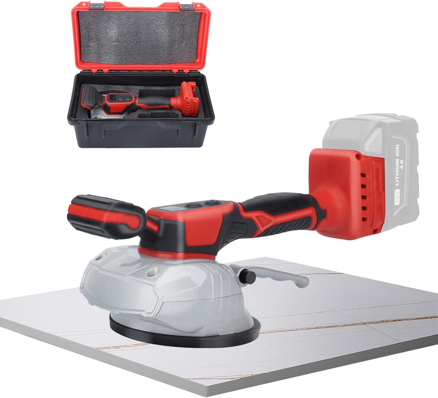 Tile Vibration Leveling Machine Compatible with Milwauke 18V Battery ...