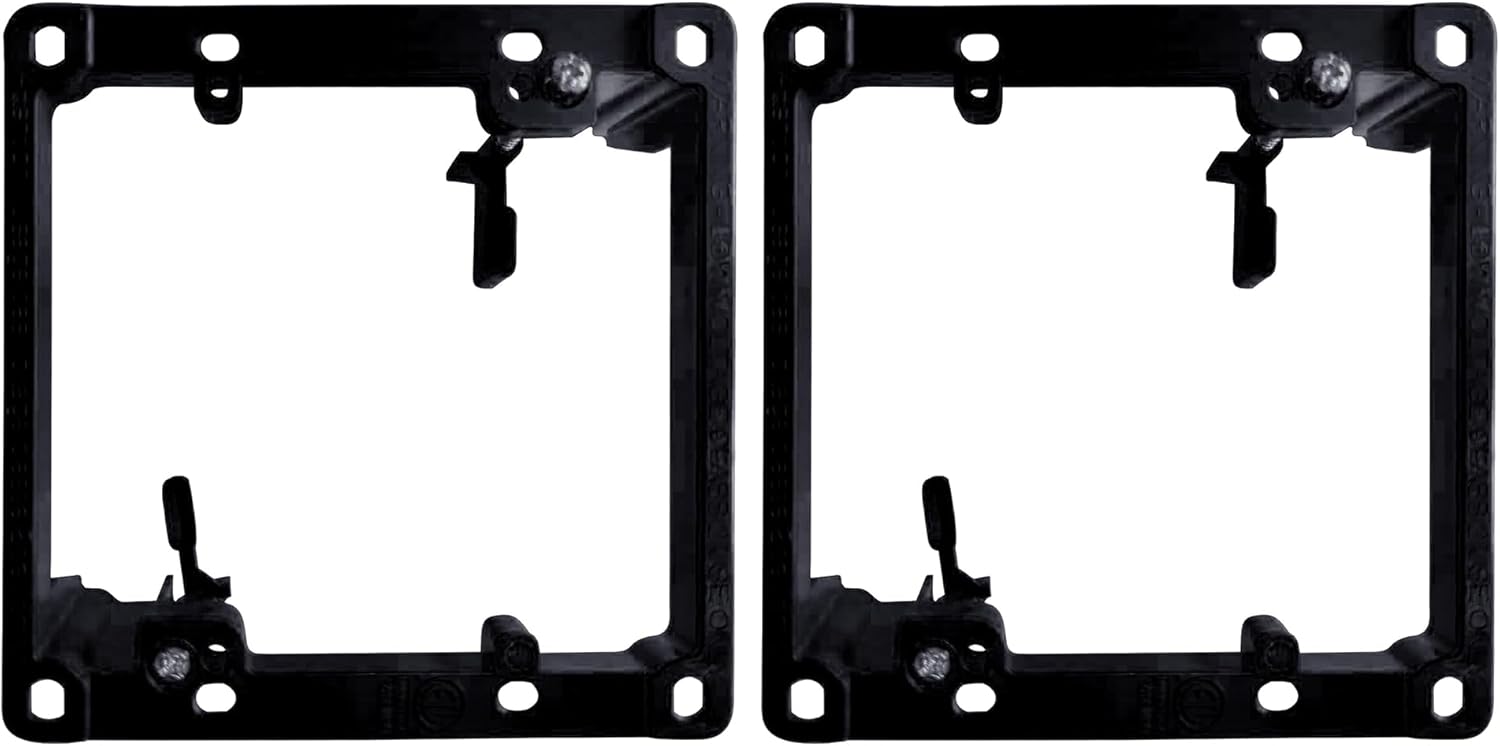 Amazon.com: BestMounts - 2 Pack Low Voltage Mounting Brackets 2 Gang ...