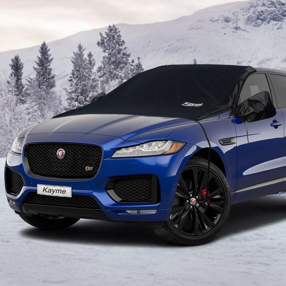 kayme Car Windscreen Cover for Winter, Windshield Cover Frost Ice Snow ...