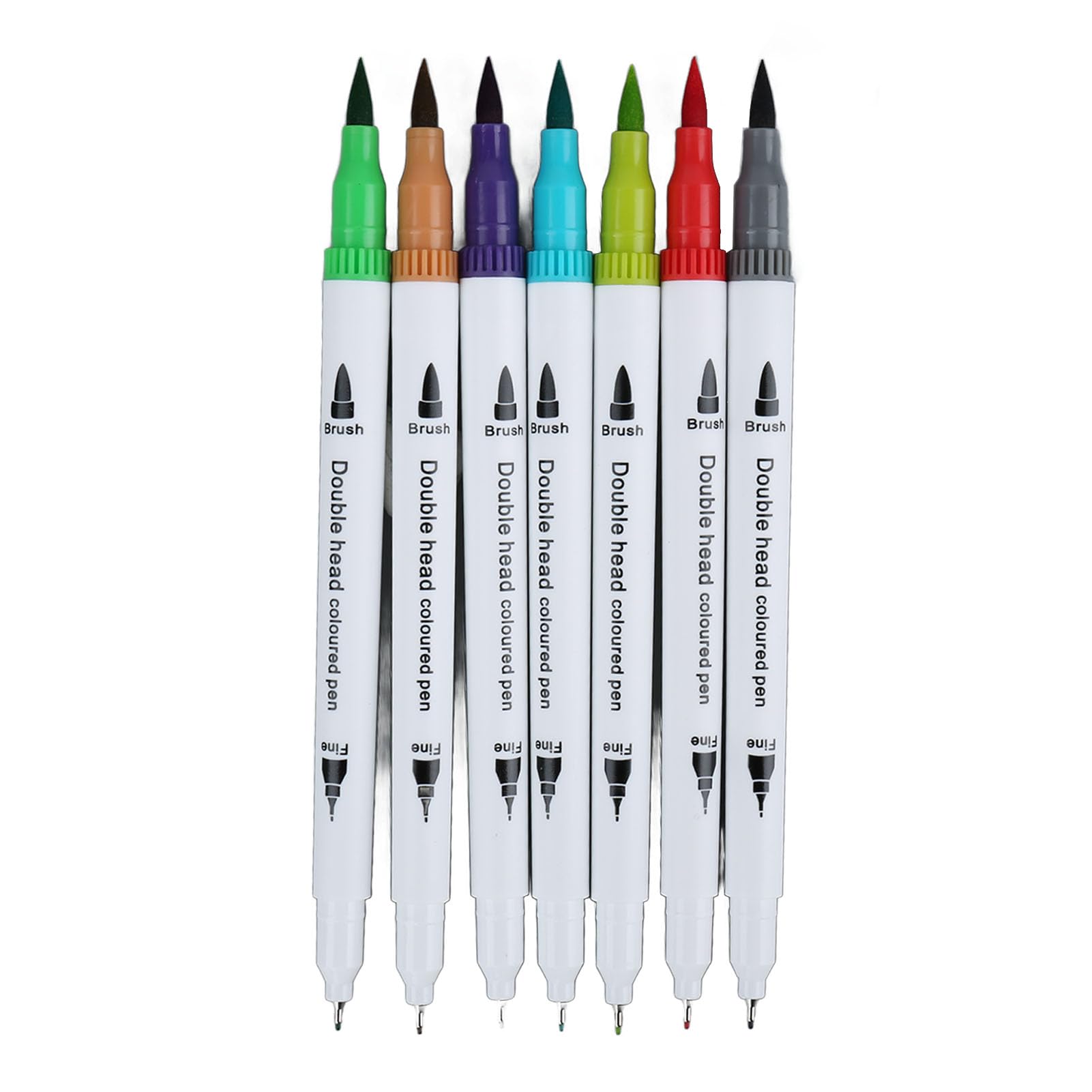 Hethrone Brush Pens Dual Tip Brush Pens - Fine & Brush Markers For ...