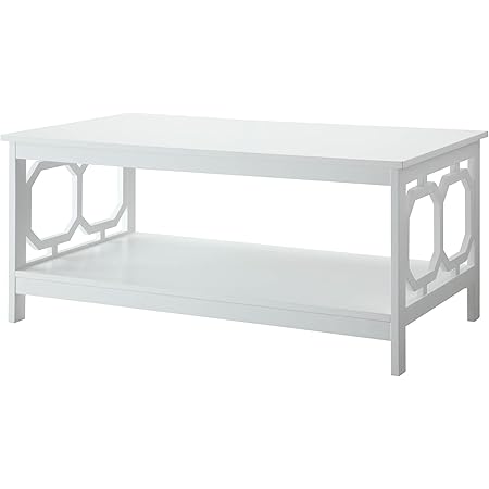 Convenience Concepts Ring Coffee Table, White + Free Shipping