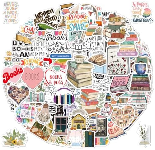 Amazon.com: Joyppy 100 PCS Book Stickers for Kindle, Bookish Kindle ...