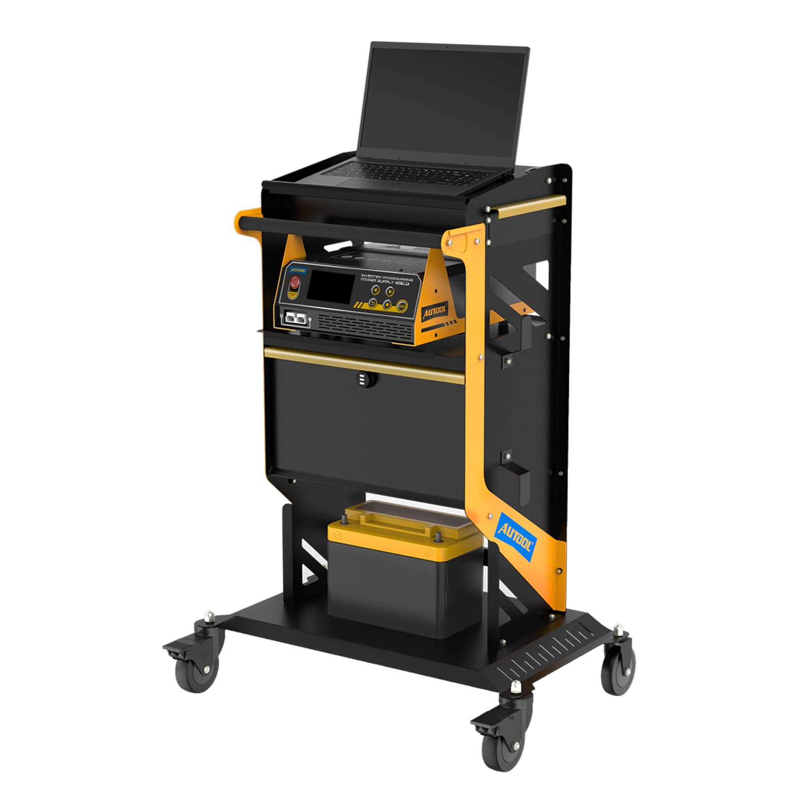 Autool Automotive Mechanic Cart 110 Lbs Car Detailing Cart Cord ...