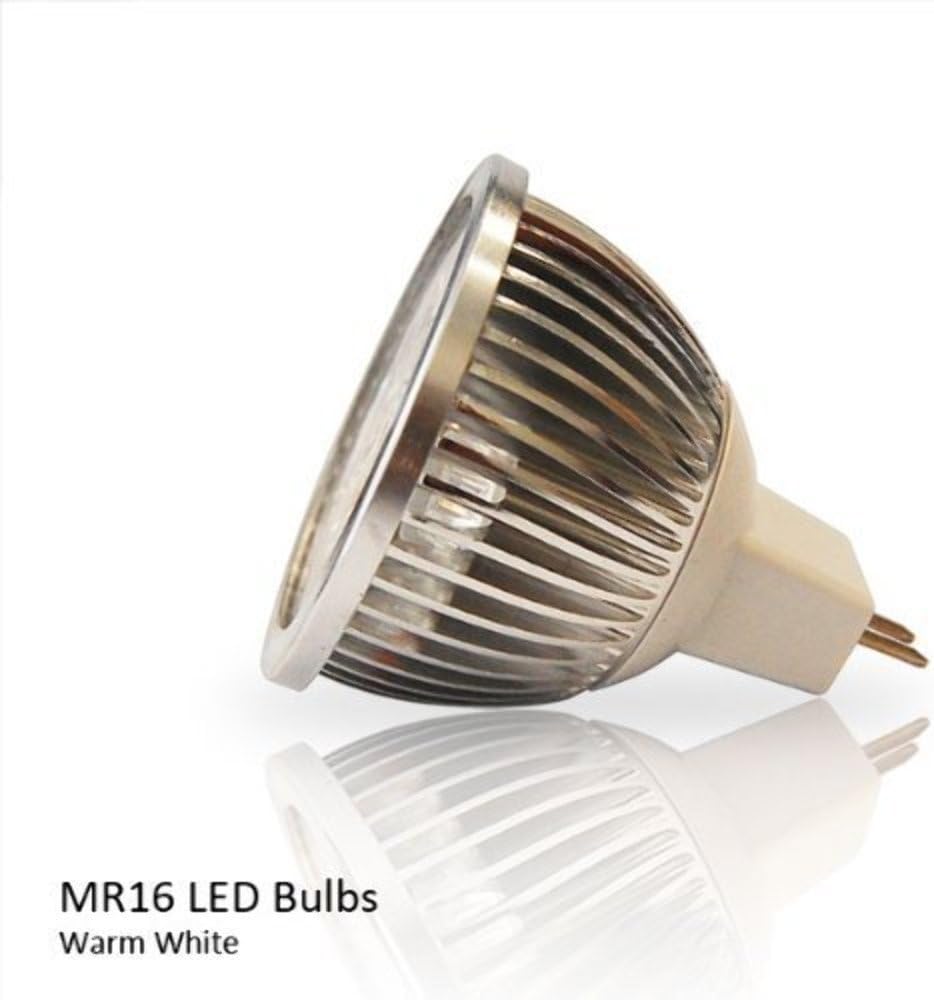 (Moving Clearance), MR16 Brightest 12V 6W LED Bulb Warm White LED Spot ...