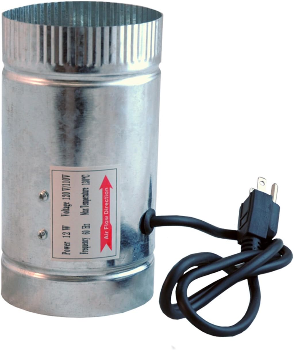 Amazon.com : 4" Duct Fan 100CFM Duct Booster Inline Cool Air Blower ...