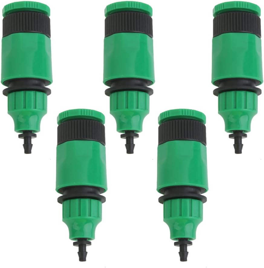 Amazon.com : 5pcs Irrigation Water Tubing Adapters for Drip Tubing ...