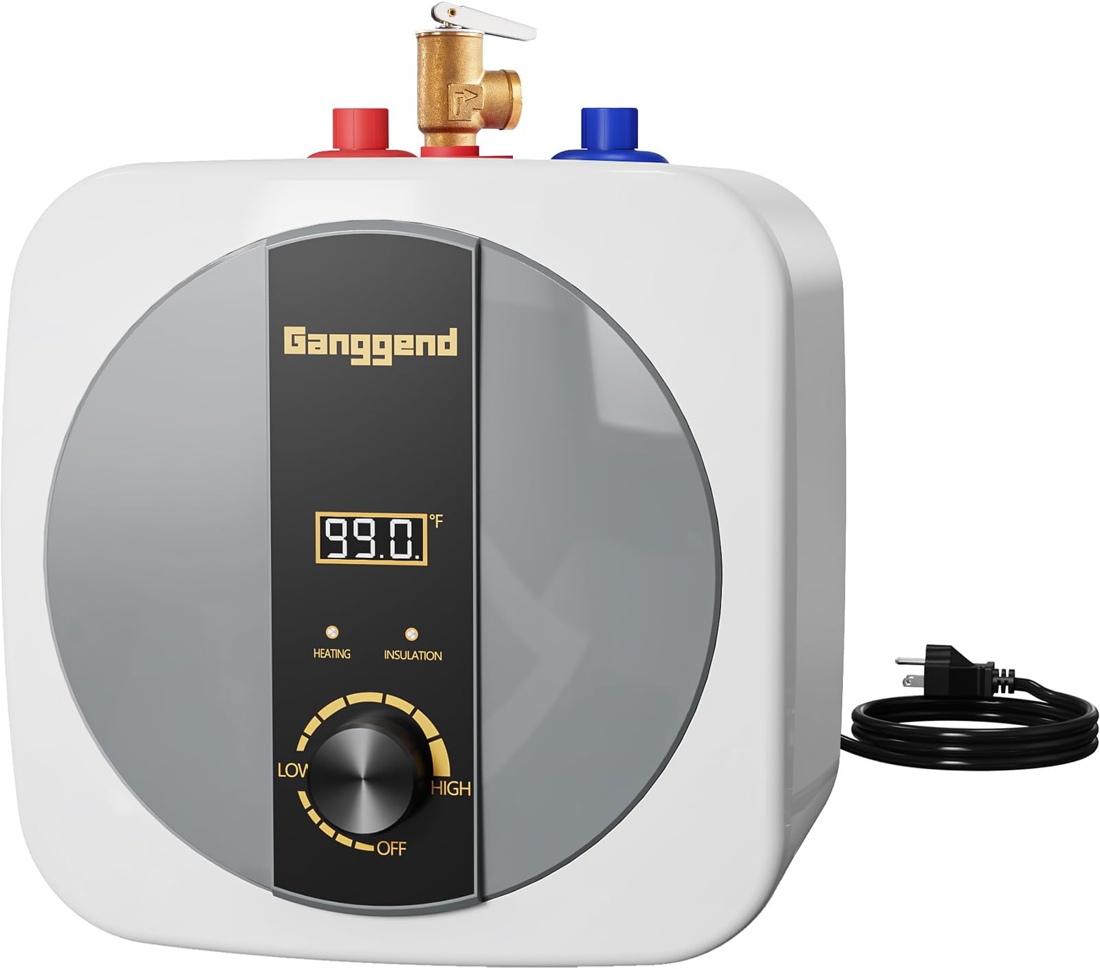 Ganggend 2.5 Gallon Electric Water Heater,110V-120V 1500W Under Sink ...