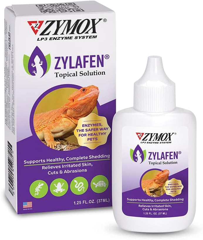 Amazon.com : Zymox Zylafen Topical Solution for Reptiles, 1.25 oz ...