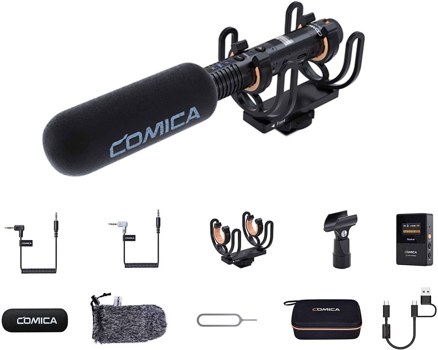 Amazon.com: COMICA VM30 Shotgun Microphone - Professional Wireless Mic ...