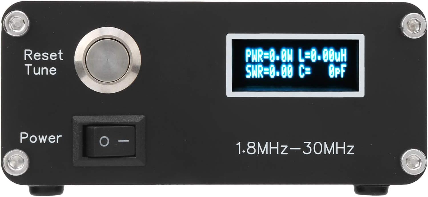 Automatic Antenna Tuner, HY100 HAM Radio Antenna Tuner, 1.8-30Mhz Tuner ...